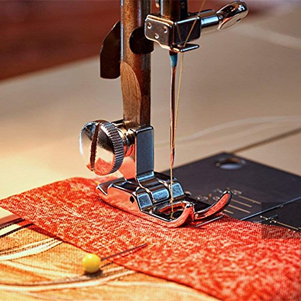 STORMSHOPPING 2 Pcs Universal General Purpose Zigzag Foot Straight Stitch Foot for Most Singer, Brother, Janome, Kenmore, babylock Domestic Low Shank Sewing Machines