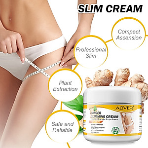VOGSIG Anti Cellulite Slimming Cream Gel, Hot Cream, Ginger Fat Burning Weight Loss Full Body Fat Burning Cream for Belly, Perfect for Cellulite, Soothing, Relaxing, Tightening & Slimming