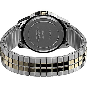 Timex Men's South Street Sport 36mm Perfect Fit Quartz Stainless Steel Strap, Two-Tone, 18 Casual Watch (Model: TW2V046009J)