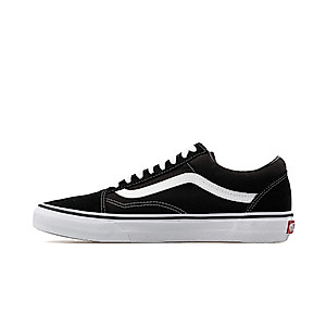 Vans Unisex Old Skool Black/White Skate Shoe 11 Men US