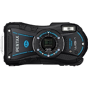 Pentax Optio WG-1 Adventure Series 14 MP Waterproof Digital Camera with 5x Wide-Angle Optical Zoom (Black)