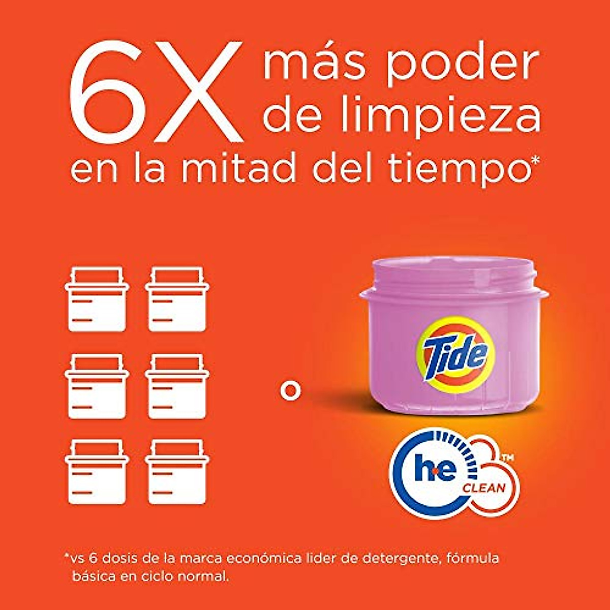 Tide Plus Febreze Freshness HE Turbo Clean Liquid Laundry Detergent, Spring Renewal Scent, 2.72 L (59 Loads) (Packaging May Vary)