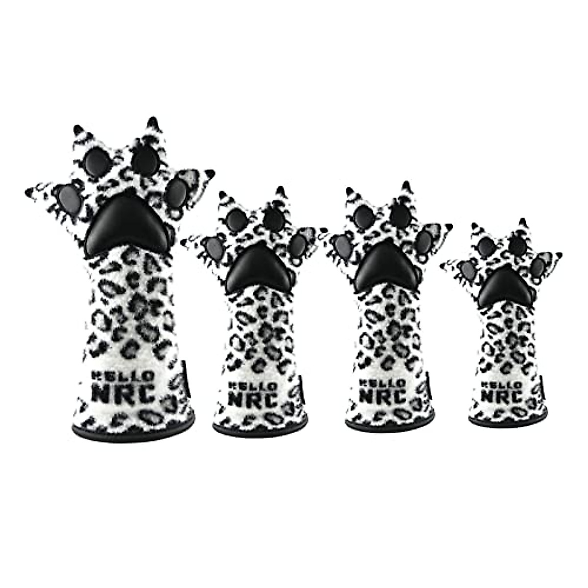 BESSTUUP 4X Golf Wood Head Cover UT Headcover Protector Guard Driver Accessories