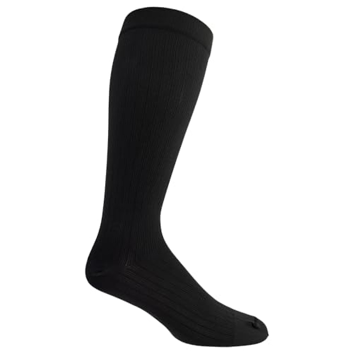 Dr. Scholl's Mens Graduated Compression Over The Calf - 2 & 3 Pair Packs Energizing Comfort And Fatigue Relief Sock, Black, 7-12 US