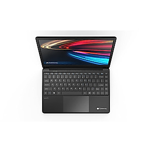 Gateway 2021 14.1" FHD Ultra Slim Laptop, Intel Celeron N4020 Processor, 4GB RAM, 320 GB Storage, Tuned by THX Audio, Mini HDMI, Cortana, Webcam, Windows 10 + One Year Microsoft Office 365, Black
