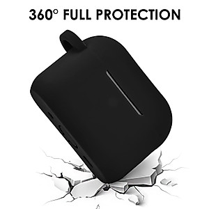 Filoto Airpods Pro 2nd Generation Case Cover 2022, Cute Silicone Protective Case with Bracelet Keychain Accessories for New Apple Airpods Pro 2 Women Girls (Black)