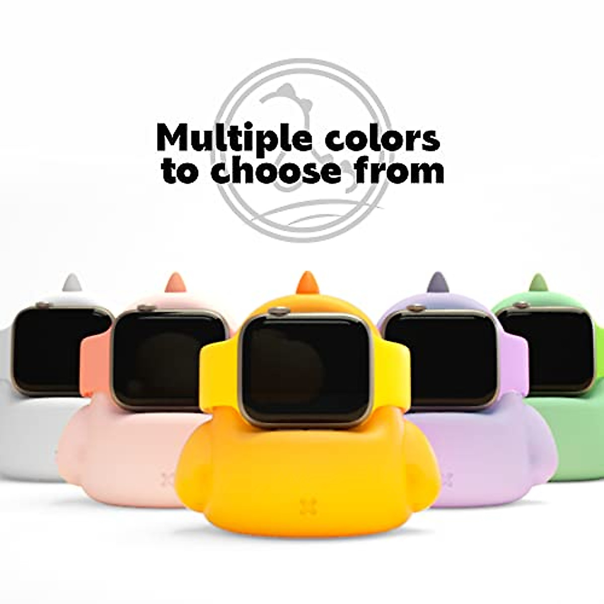 ELETIUO Charger Stand Compatible with Apple Watch Series Ultra/8/SE2/7/6/SE/5/4/3/2/1 (49mm,45mm,44mm,42mm,41mm,40mm, 38mm),Dinosaur iWatch Charging Dock,Supports Nightstand Mode,Mint Green