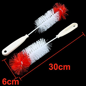 Qtqgoitem Plastic Household Tea Coffee Cup Bottle Glass Mug Cleaning Washing Brush 3 Pcs (model: 7e8 eb0 b07 f44 8a4)