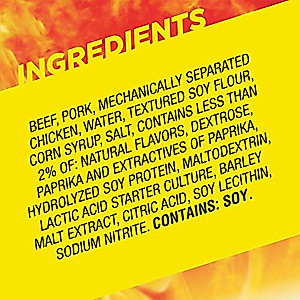 Slim Jim Snack-Sized Smoked Meat Sticks, Original Flavor, Keto Friendly, 0.28 Ounce, 120 Count (Pack of 1)