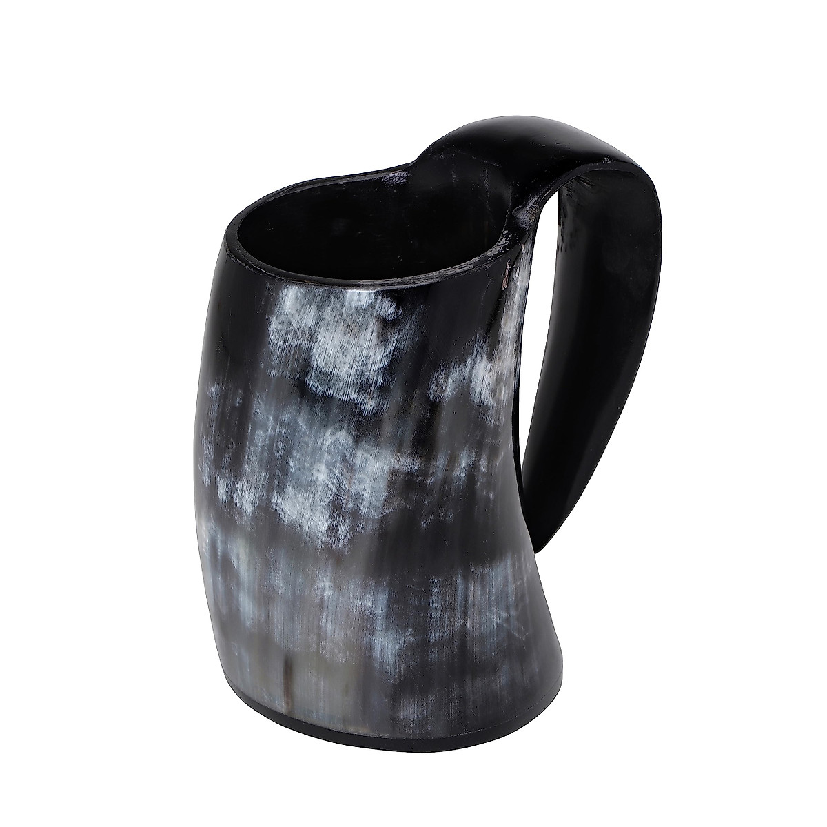 Red Cup Living Viking Drinking Real Ox Horn Mug Tankard | Medieval Inspire Drinkware | Custom Design Polished Authentic | Christmas, Birthday, Wedding Gift | 7 Oz | 1 Piece