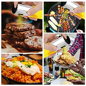 ZIZZO HOME Oil Sprayer for Cooking, 2 Pack Olive Oil Sprayer Mister, Spray Bottle for Kitchen, 100ml Glass, Oil Vinegar Spritzer Sprayer Glass Bottles for Salad, cooking, roasting, BBQ