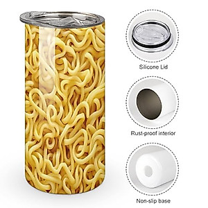 Instant Noodles Funny Coffee Mug Stainless Steel Travel Insulated Tumbler Double Wall Water Cup 10 Oz