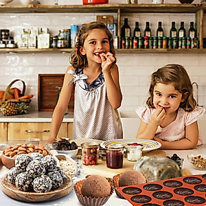 Mity rain (3 Pcs) 15 Cavity 2 inch Hot Cocoa/Chocolate Bomb Mold, 45 Cavity Total Semi Silicone Mold, Half Sphere Mold for Cake, Jelly, Pudding, Dome Mousse