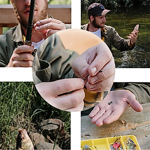 SANWEAL120PCS/200PCS Fishing Weights Sinkers - Premium Split ShotFishing Weights Sinkers - Round Removable Fishing Sinkers - 5/6 Sizes