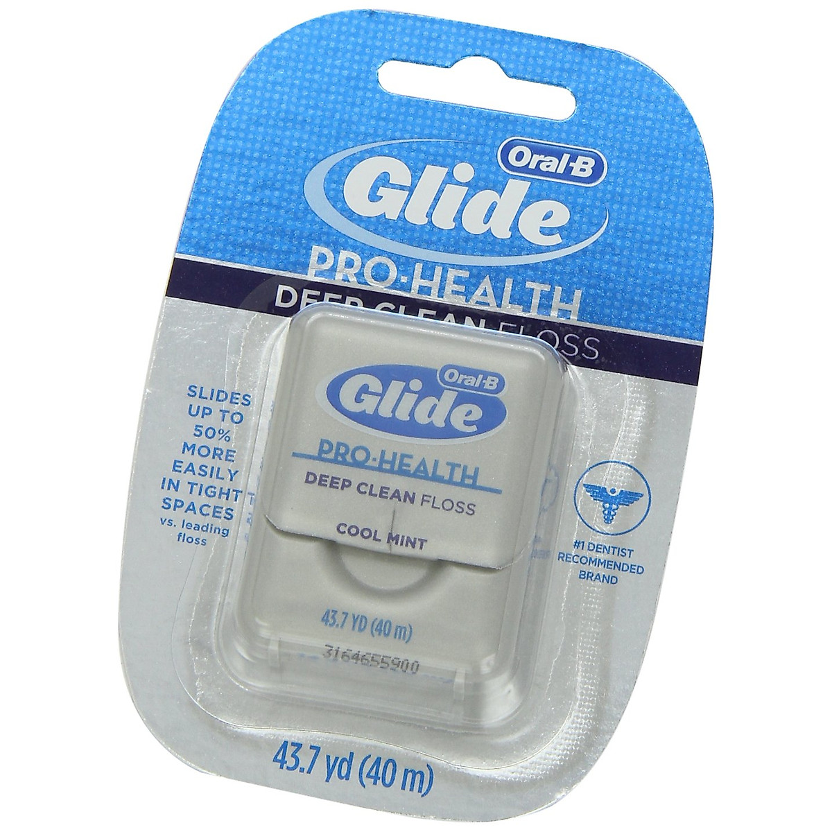 Oral-B Glide Pro-Health Dental Floss, Deep Clean, Cool Mint Flavor, 40 m (Pack of 6)