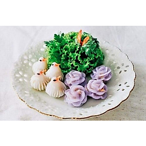 2 Pcs Pastry Tongs Thai Dessert Chor Muang Flower Shaped Dumpling Cooking Gadget Traditional