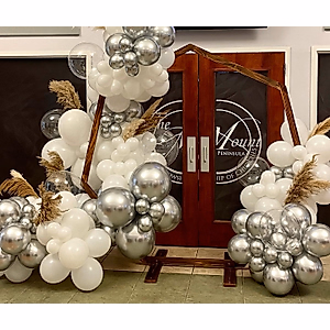 Bobo Balloons Kit, HKYOOD 60Pcs Clear Balloons Different Sizes For Birthdays, Weddings, Baby Showers, Indoor, Outdoor, Durable TPU - Party Decorations, Bulk Balloons, Bobo Balloons Set(8/11/18/20/24")