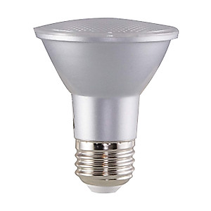 Satco S29402 6.5 Watt 120 Volt PAR20 LED Light Bulb; 3500K Neutral White Light; 25 deg. Beam Angle; E26 Medium Base; Dimmable (6 LED Light Bulbs)