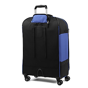 Travelpro Bold Softside Expandable Check in Spinner Luggage, Check in 26-Inch, Blue/Black