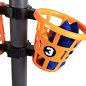 Creative Brainworks B3 Bean Bag Bucketz - Game Bean Bags,Blue/white/red