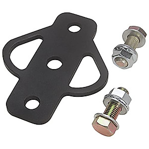 LCGP 3-Way Trailer Hitch Adapter, Steel Hook Mounting with Bolts, Suitable for ATV Lawn Mower Golf Cart Yard Cart Garden Tractor Flat Towing Ball Installation