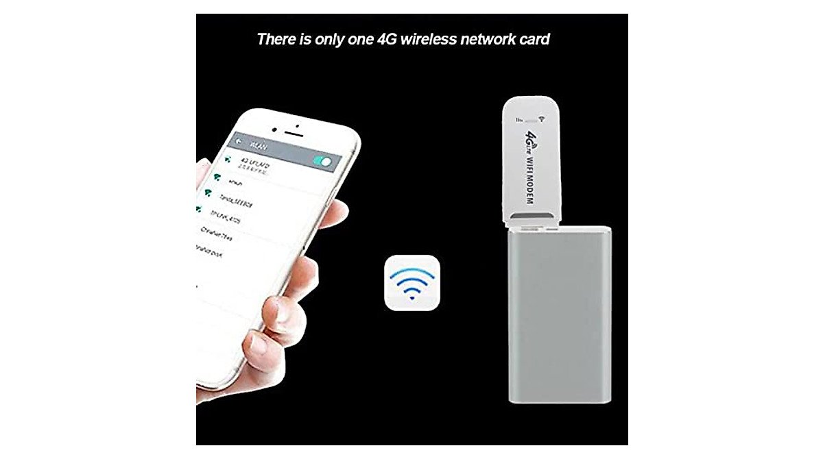 4G LTE Mobile WiFi Router with SIM Card Slot – Fast 150Mbps Connection
