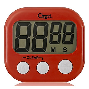 Ozeri Event Kitchen Timer, Red