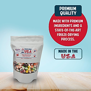 Crunchy Freeze-Dried Skittles Candy – Original Fruit Flavored Hard Candy Variety Pack – Hard Candy Bulk Pack Perfect for Snacking & Dessert Topping (8 oz) – Colorful, Fun, Gluten-Free Mixed Candy