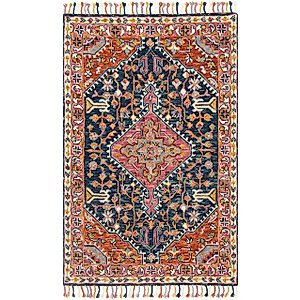 Loloi Zharah Navy/Multi 7'-9" x 9'-9" Area Rug