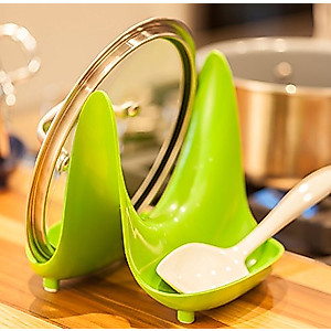 Hutzler Pot Lid Stand, one size, Lime Green