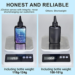 UV Resin, 2 PCS Upgrade Ultraviolet Epoxy Resin Non-Toxic Crystal Clear Hard Glue Solar Cure Sunlight Activated Resin for Handmade Jewelry, DIY Craft Decoration, Casting and Coating(200g)