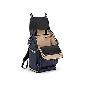 TUMI Alpha Bravo Expedition Flap Backpack - Midnight Navy/Khaki