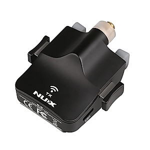 NUX B-6 Saxophone Wireless System with Charging Case,Operation Range of 20 Meters,High-Resolution 24- bit/44.1kHz Audio,2.4GHz Wireless Saxophone Microphone