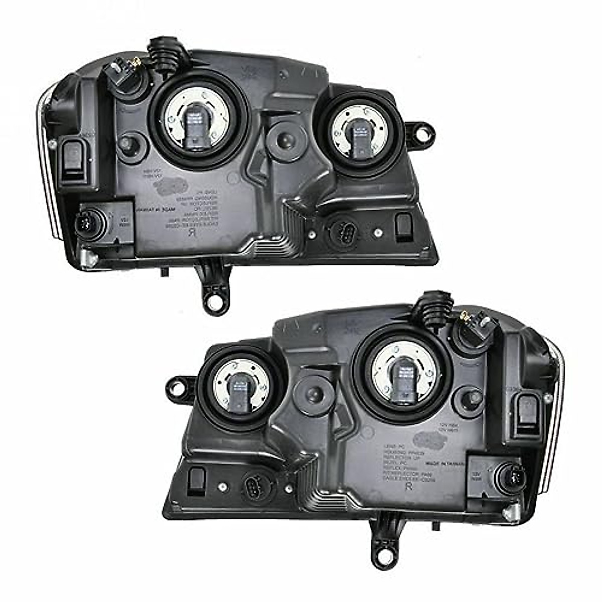 HH Building 2pcs Headlight Factory Style Halogen Bulb Left Right Side Headlights Headlamps 5303744AC 1ALHP00675 LHT03517