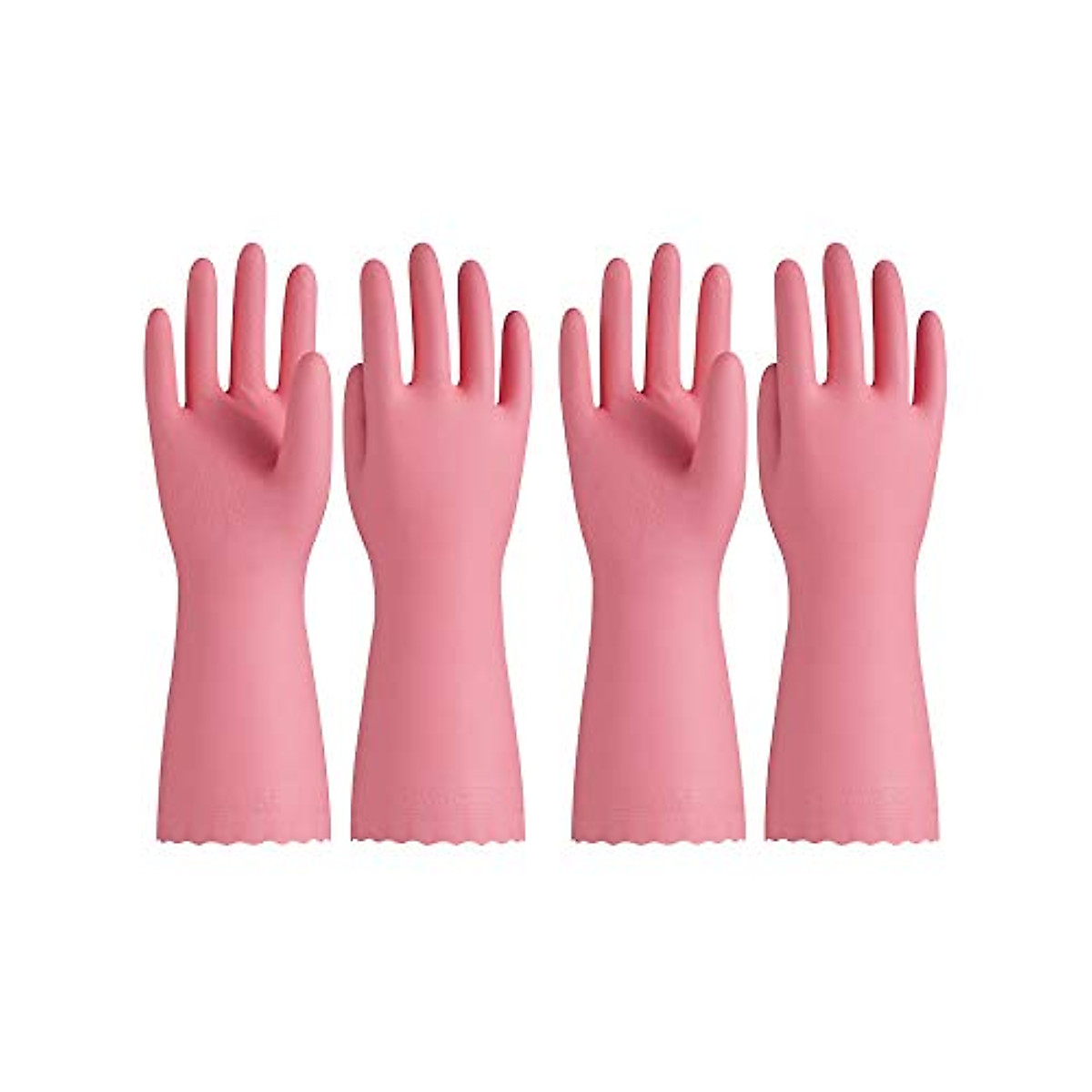 PACIFIC PPE Dishwashing Cleaning Gloves, Reusable Unlined Kitchen Gloves, Non-Slip, Medium