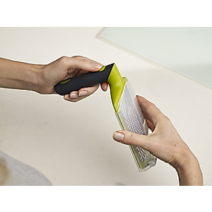 Joseph Joseph Twist Grater 2-in-1 Grater with Adjustable Handle, Extra Course and Fine,Green