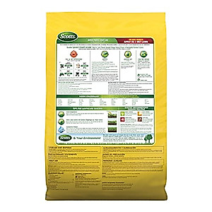 Scotts Turf Builder Weed & Feed5, Weed Killer and Lawn Fertilizer, Controls Dandelion, Clover and More, 4,000 sq. ft, 11.32 lbs.