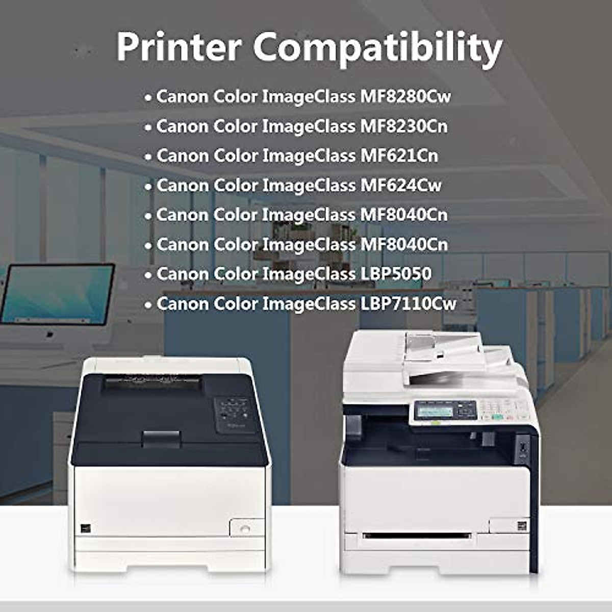 1 Black Cartridge 131 Remanufactured Toner Replacement for Canon Color MF8280Cw MF8230Cn MF620C MF621Cn MF624Cw MF628Cw MF623Cn MF626Cn LBP7110Cw LBP5050 MF8280Cw MF8230Cn Printer