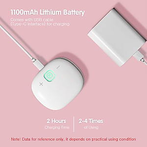 2Pcs Hands-Free Breast Pumps Wearable Electric Breastpump Portable Comfort Breastfeeding Pump 3 Modes 9 Suction Levels Rechargeable Wireless Milk Collector (24mm Nipple Diameter)