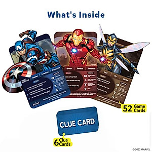 Skillmatics Marvel Card Game - Guess in 10, Quick Game of Smart Questions, Gifts for 8 Year Olds and Up, Fun Family Game