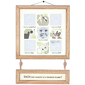 Precious Moments 193429 Each New Moment Milestone Photo Frame, One Size, Tan