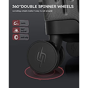 Luggage Expandable Suitcases With Wheels, Hardside Lightweight Carry-on Luggage 20 inch