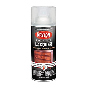 12 oz Krylon K07032777 Clear Specialty Lacquer Spray Finish. Gloss