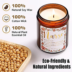 Nurses Week Gifts Nurse Gifts for Women, Nurse Appreciation Gifts for Nurses Day Gifts, Lavender Scented Candles Gifts for Women School Nurse Practitioner Gifts, Funny Soy Candles for Home Scented 7Oz