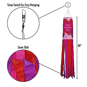 In the Breeze 5068 Valentine's Day Windsock, 40-Inch,