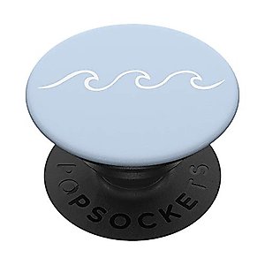 Aesthetically pleasing beach Japanese wave minimalist surf PopSockets Swappable PopGrip