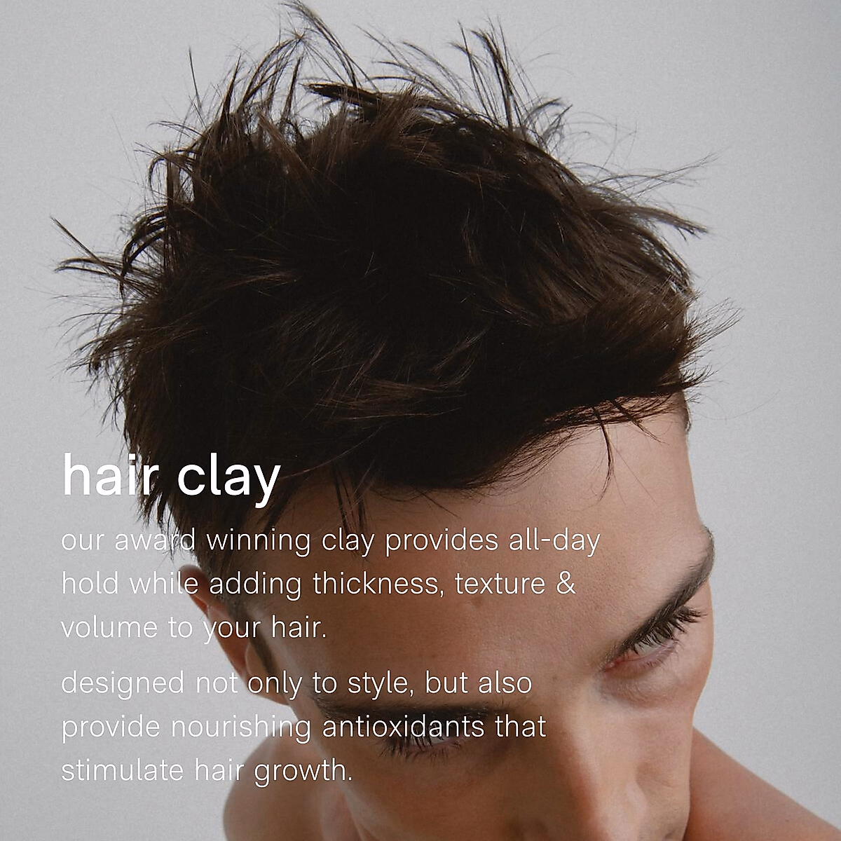 Jack Henry Hair Clay Styling Product, Add Thickness & Texture, 4 Ingredients, 1.6 oz