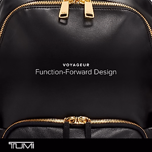 TUMI Voyageur Ruby Leather Backpack Black One Size