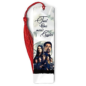 Bookmarks Ruler Metal Criminal Tassels Mind Bookography Tv Bookworm Series Measure Reading for Book Bibliophile Gift Reading Christmas Ornament Markers Bookmark