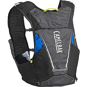 CamelBak Ultra Pro Hydration Vest 34 oz, Graphite/Sulphur Spring, L